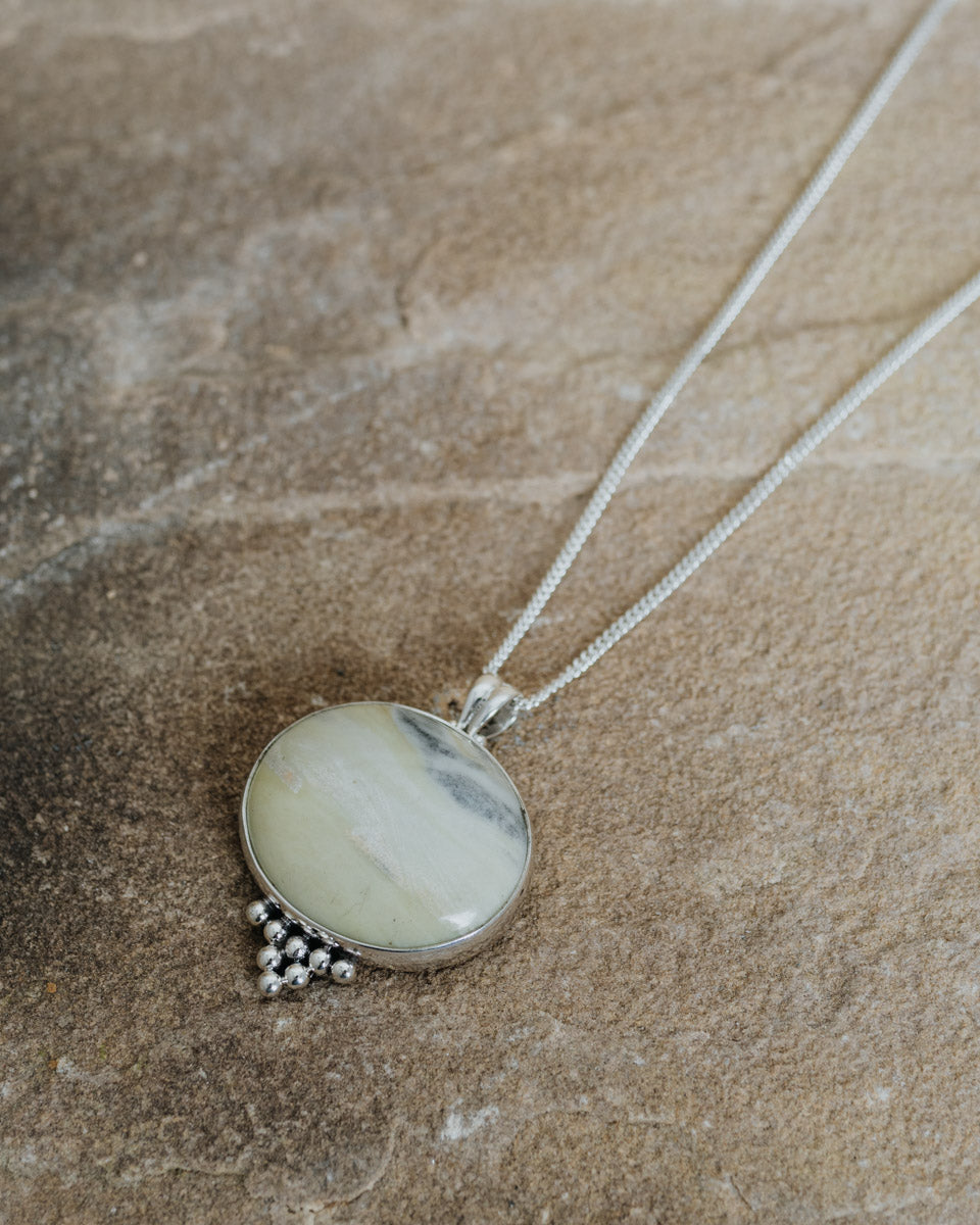 Alina Necklace Silver – Traveltales Jewelry